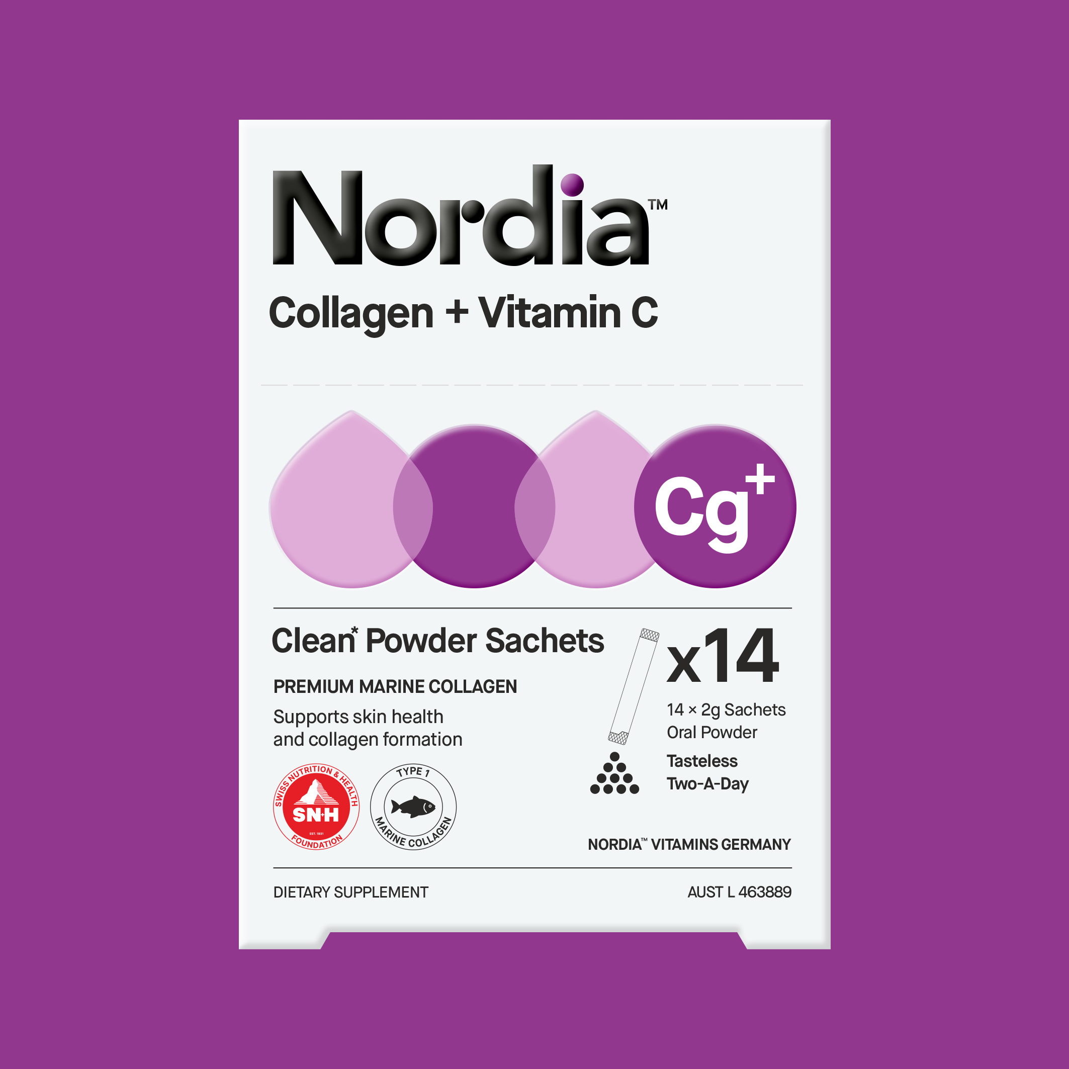 Collagen + Vitamin C (14 pack) – Nordia Vitamins
