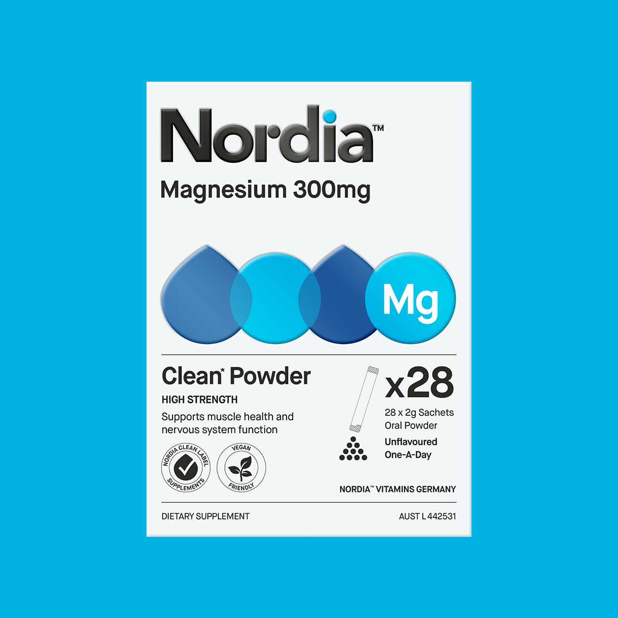 Magnesium 300mg – Nordia Vitamins